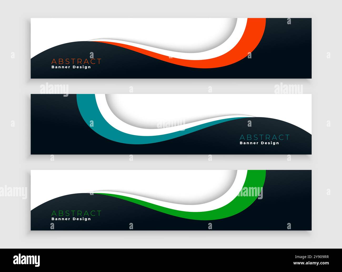 modern and abstract web business banner layout for corporate ...