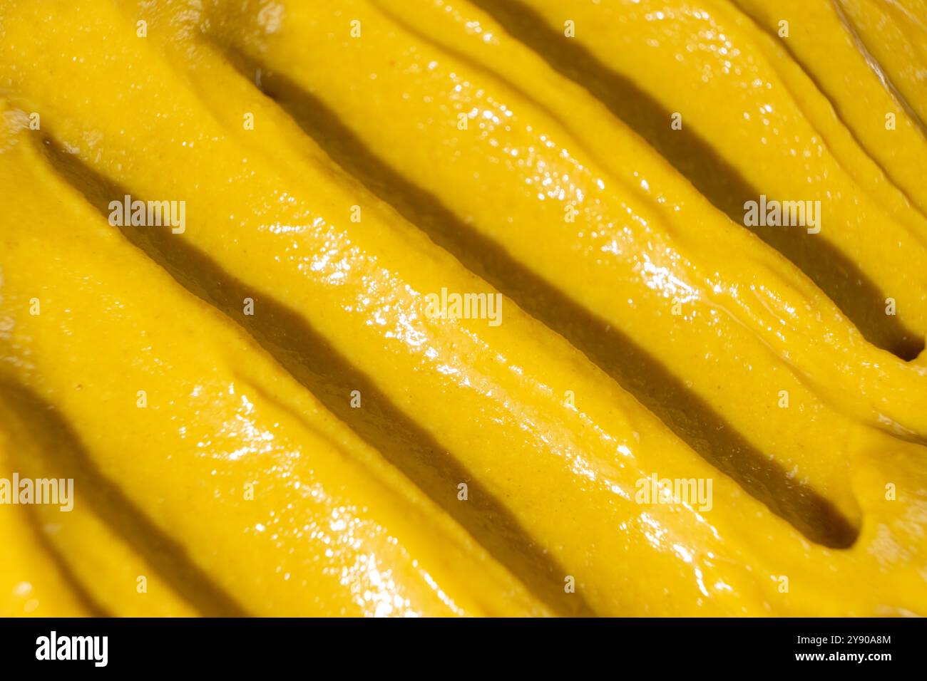 Macro Texture Mustard Sauce, Natural Traditional Spicy Mustard Sauce ...