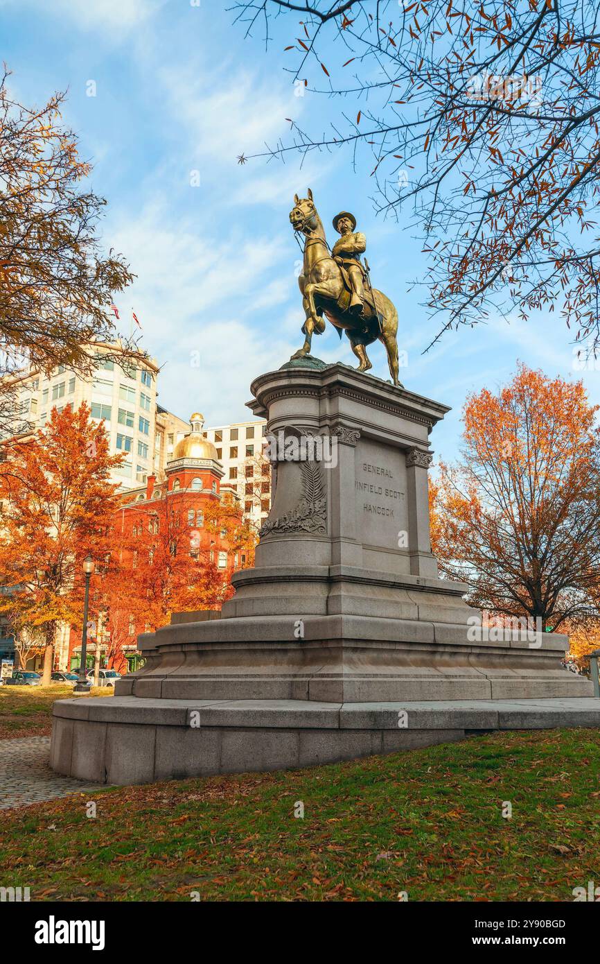 General winfield scott statue hi-res stock photography and images - Alamy