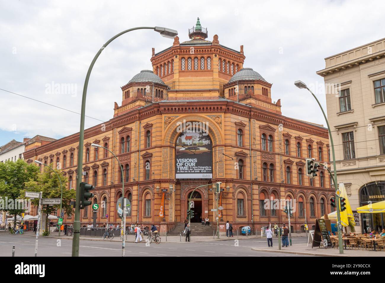 Historic red-brick building in Berlin, Germany, featuring ornate ...