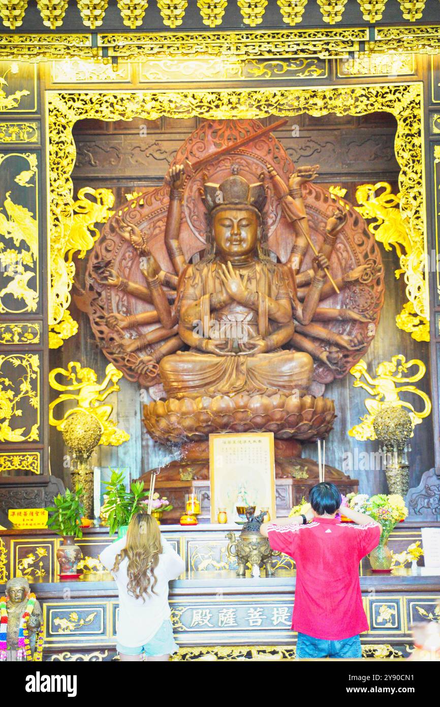 George Town,Penang,Malaysia,April 29,2019-The Boddhisatva Kuan Yi, an ...