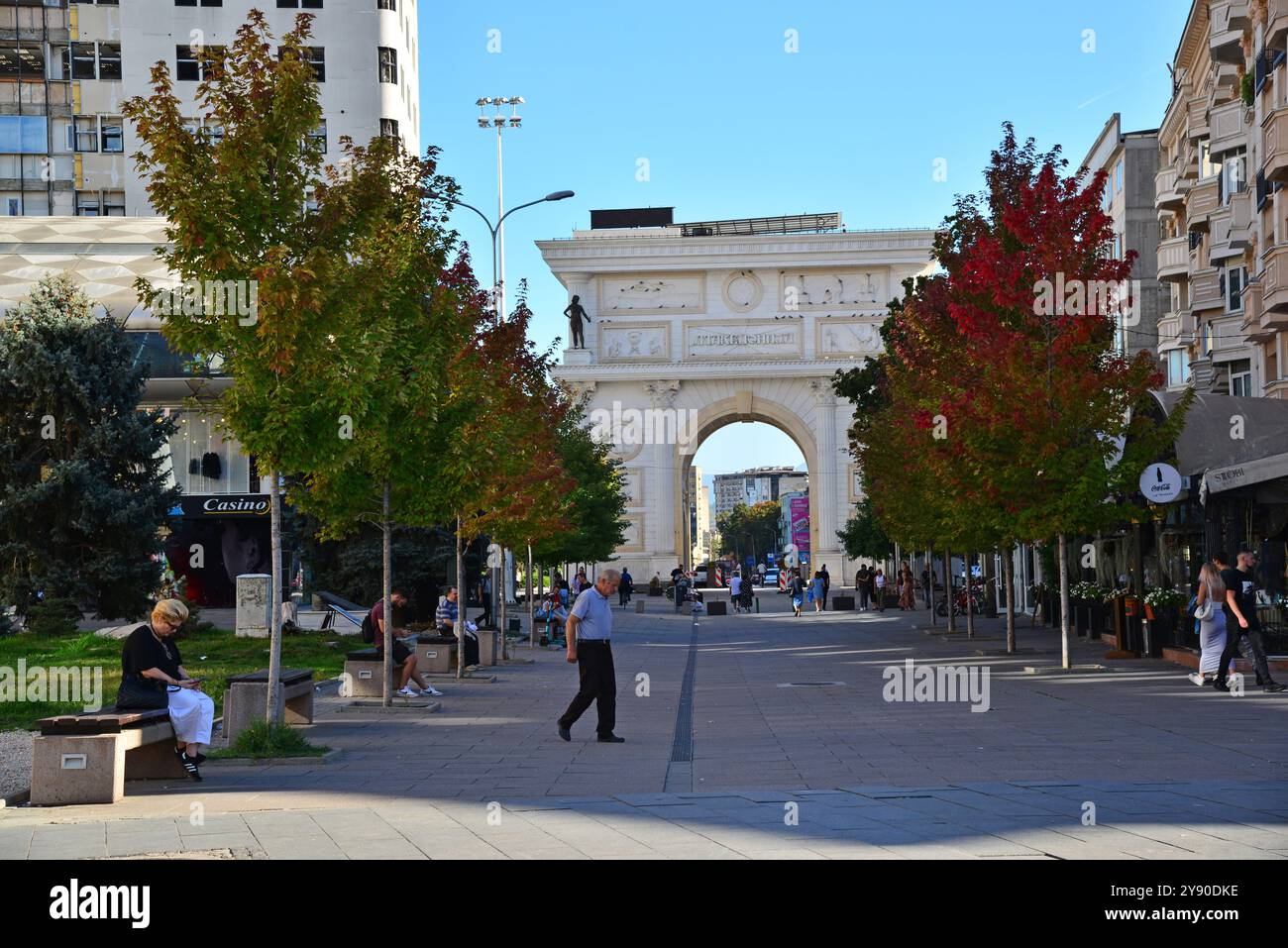 Macedonia skopje sightseeing hi-res stock photography and images - Alamy