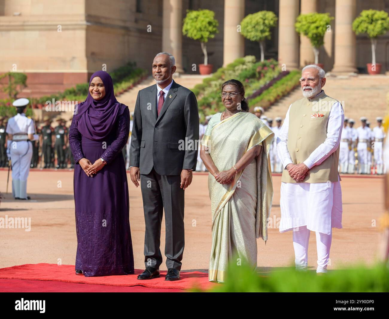 NEW DELHI, INDIA - OCTOBER 7: President Droupadi Murmu and Prime ...