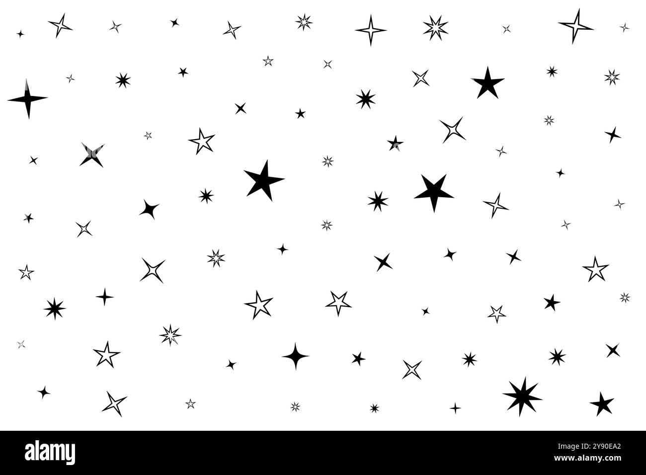 abstract twinkle star pattern background for fabric print vector Stock ...