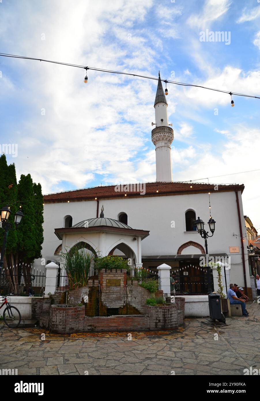 A view of the historic Murat Pasha Mosque built during the Ottoman ...