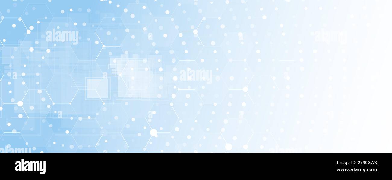 Neural network concept. Connected cells with links. High technology ...