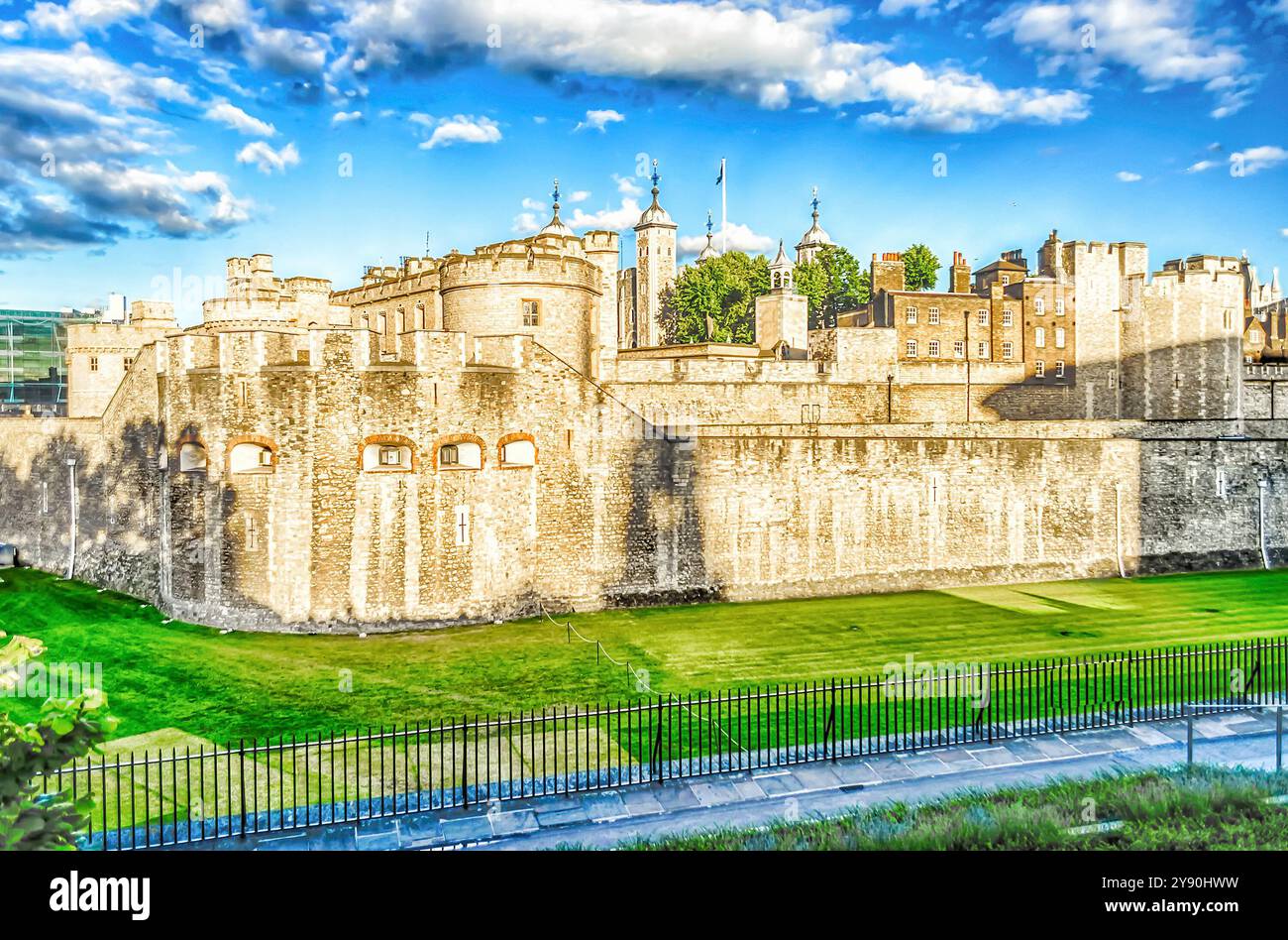 The iconic Tower of London, Royal Palace and Fortress, UK Stock Photo ...