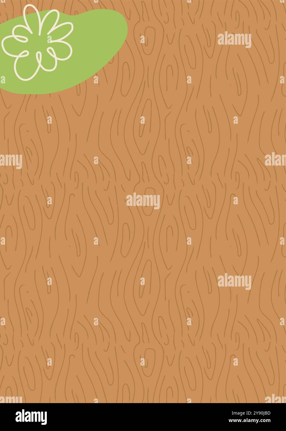 Wood grain texture pattern with flowing organic lines. Hand-drawn ...