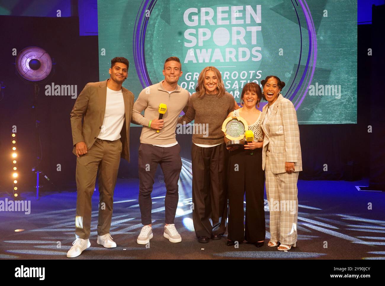 Presenters Qasa Alom (left) and Swarzy Macaly (right), with the PFA's ...