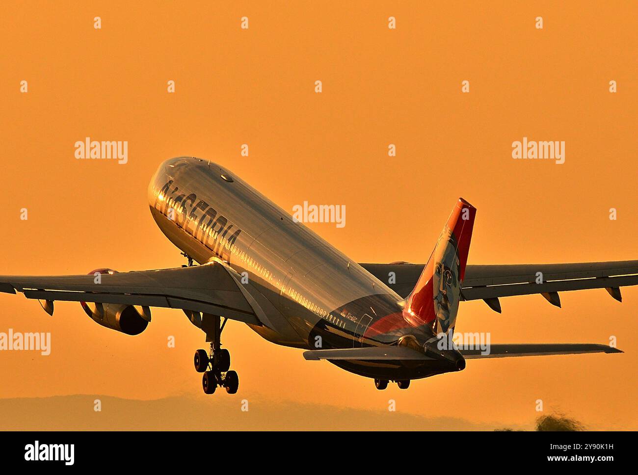 Belgrade, Serbia, August 2024; Air Serbia Airbus A330 long-haul ...