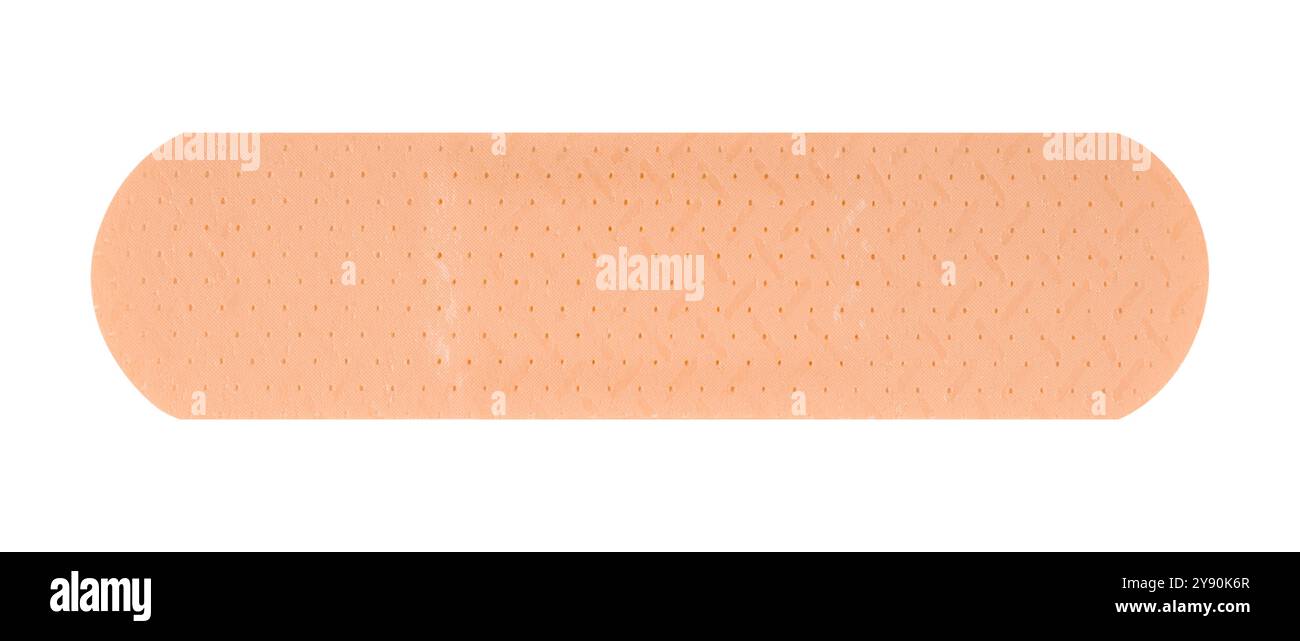 Single adhesive bandage isolated on a white background. Stock photo ...