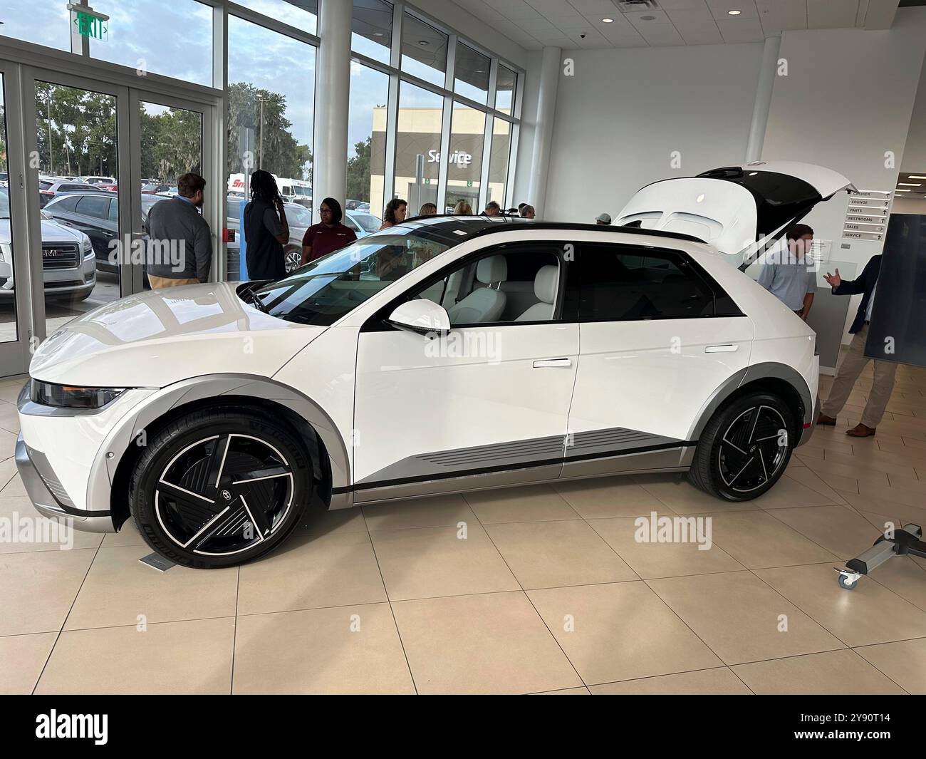FILE - The 2025 model Hyundai Ioniq 5 electric SUV is seen Tuesday ...