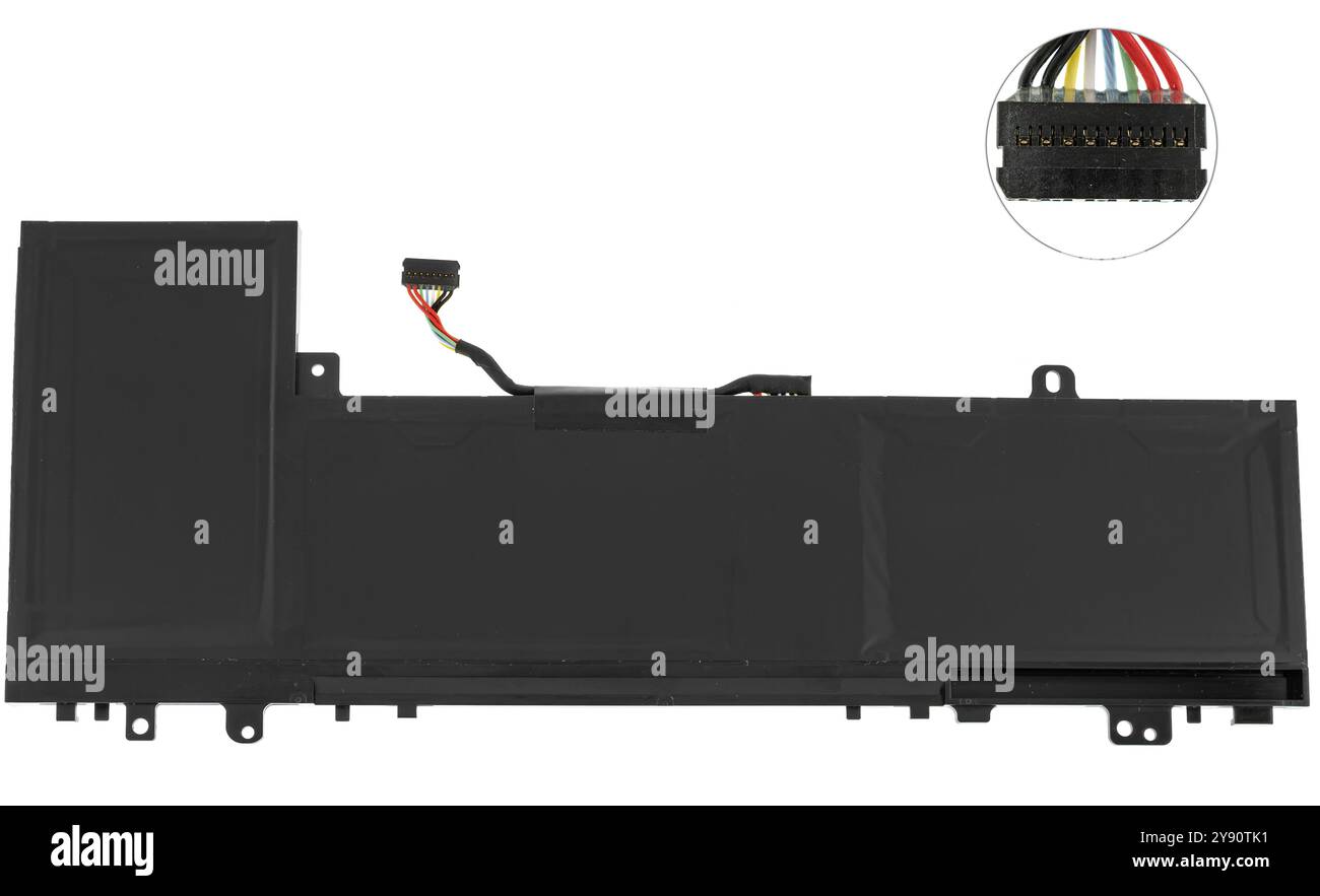 Modern black laptop in Cut Out Stock Images & Pictures - Alamy