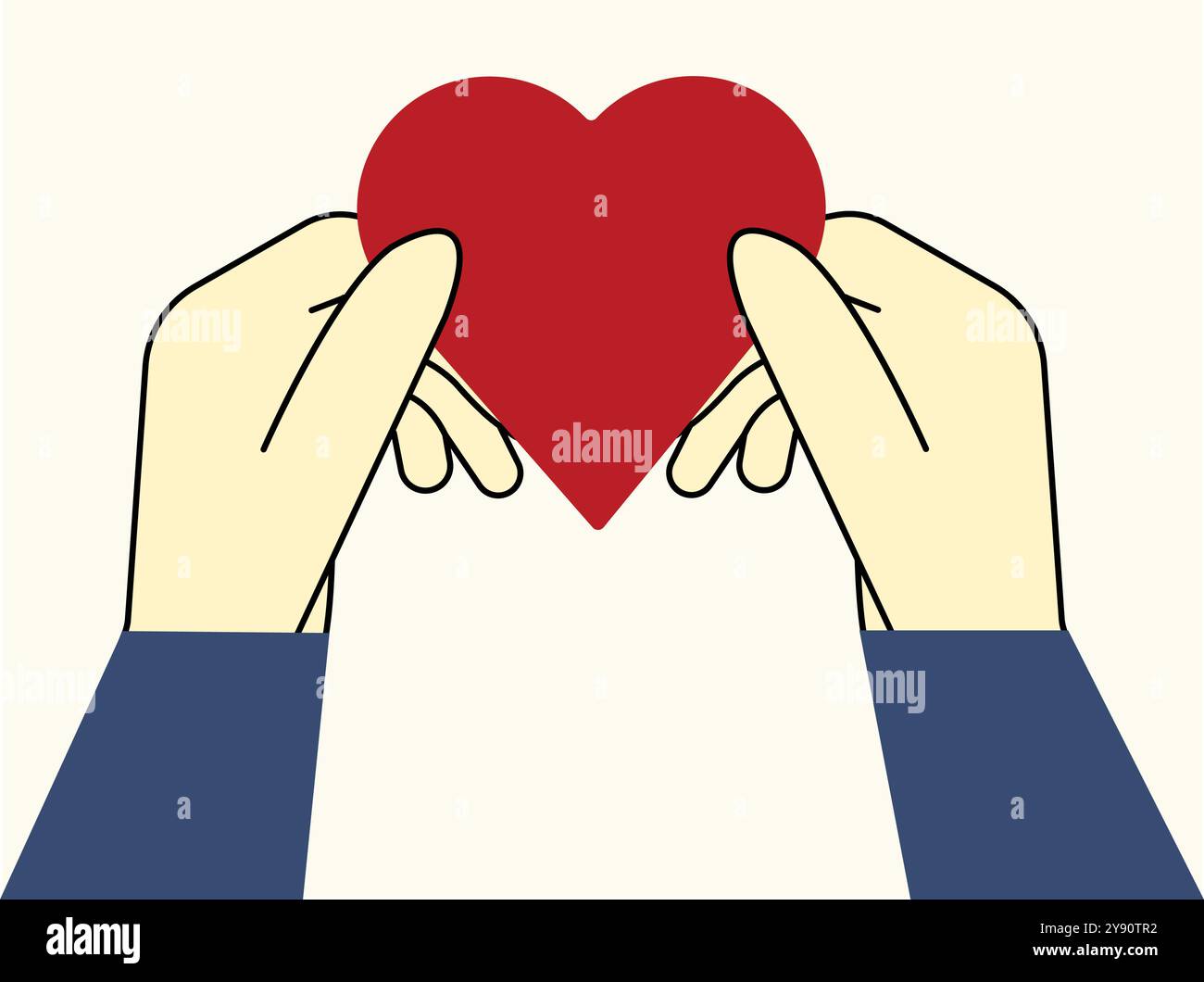 Donate love charity work humanitarian illustration Stock Vector Image ...
