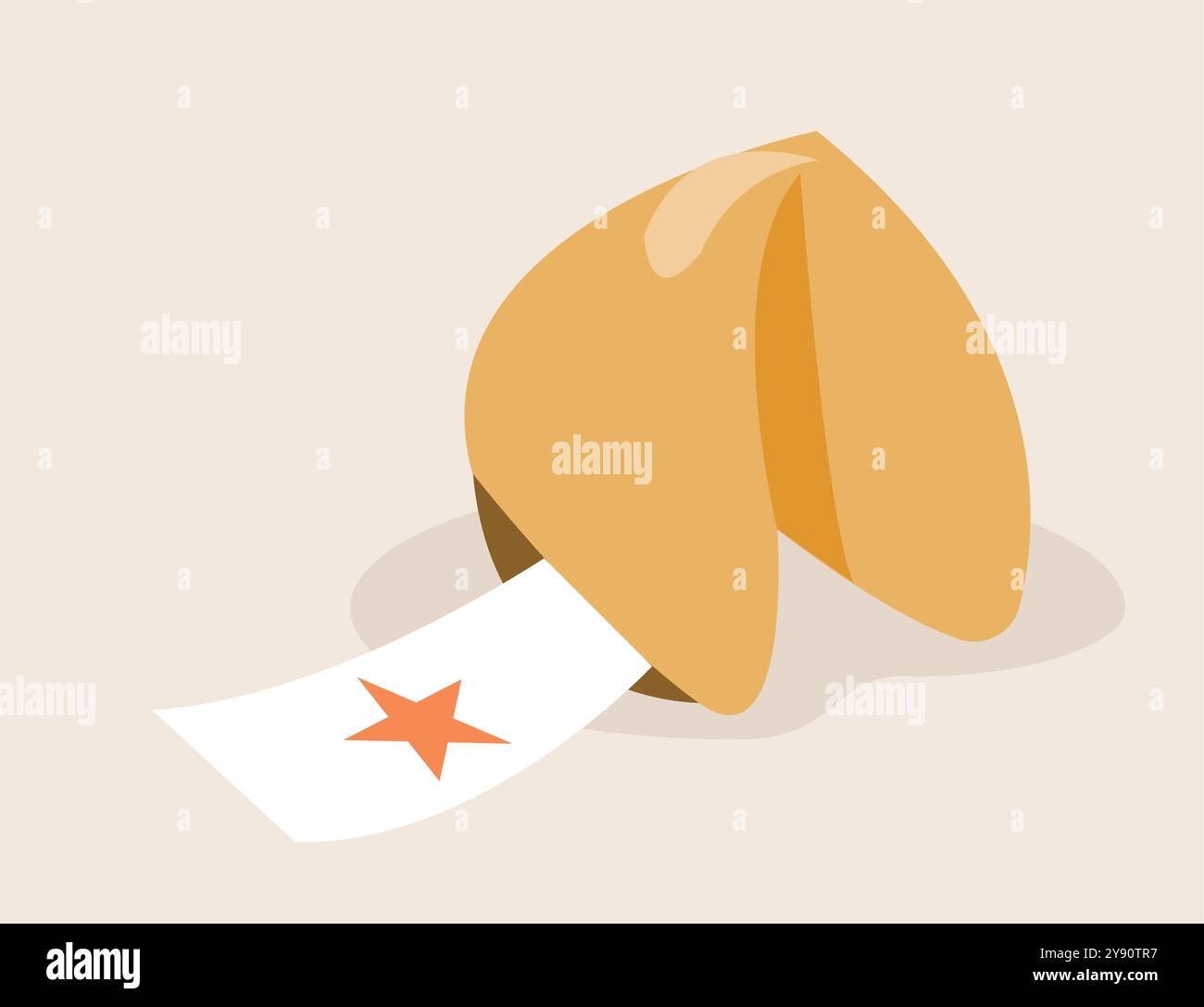 Fortune cookies biscuit luck lucky illustration Stock Vector Image ...