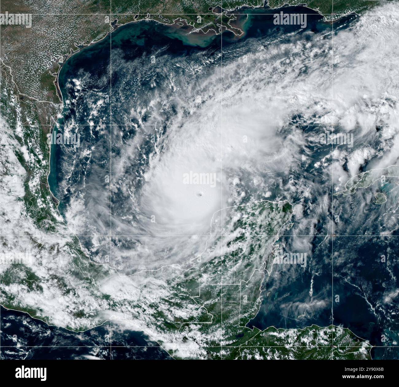 Gulf of Mexico, United States. 07th Oct, 2024. Hurricane Milton, a ...
