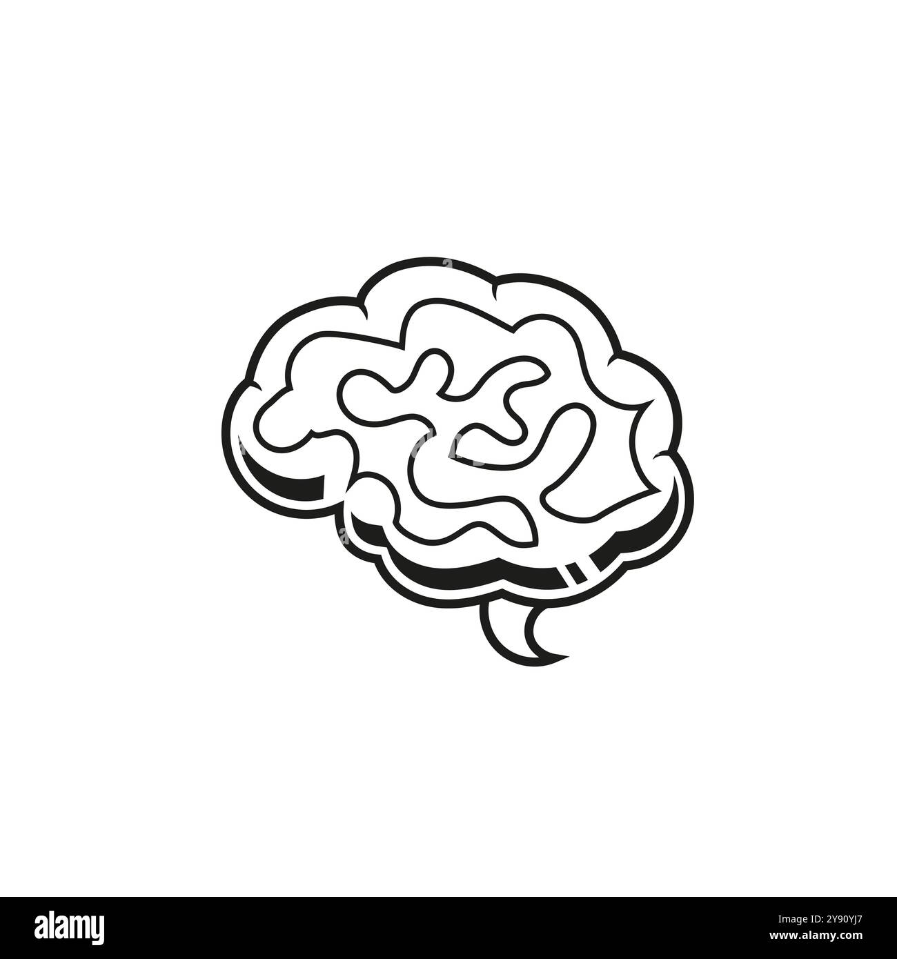 Human head idea brainstorm image Cut Out Stock Images & Pictures - Alamy