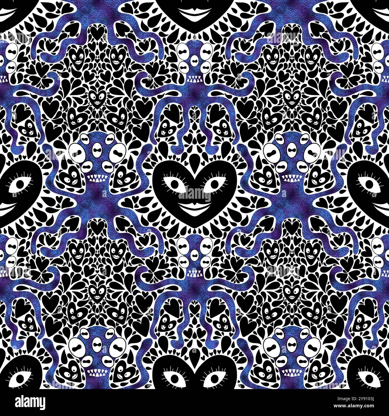 Summer animals seamless octopus pattern for wrapping paper and kids ...