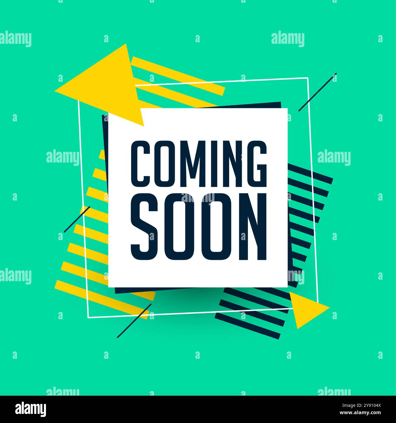 coming soon marketing campaign template for social media post vector ...