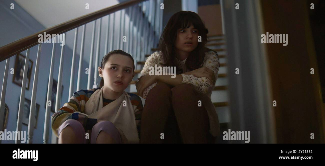 THE CURSE OF THE NECKLACE, from left: Violet McGraw, Madeleine McGraw, 2024. © Warner Bros ...