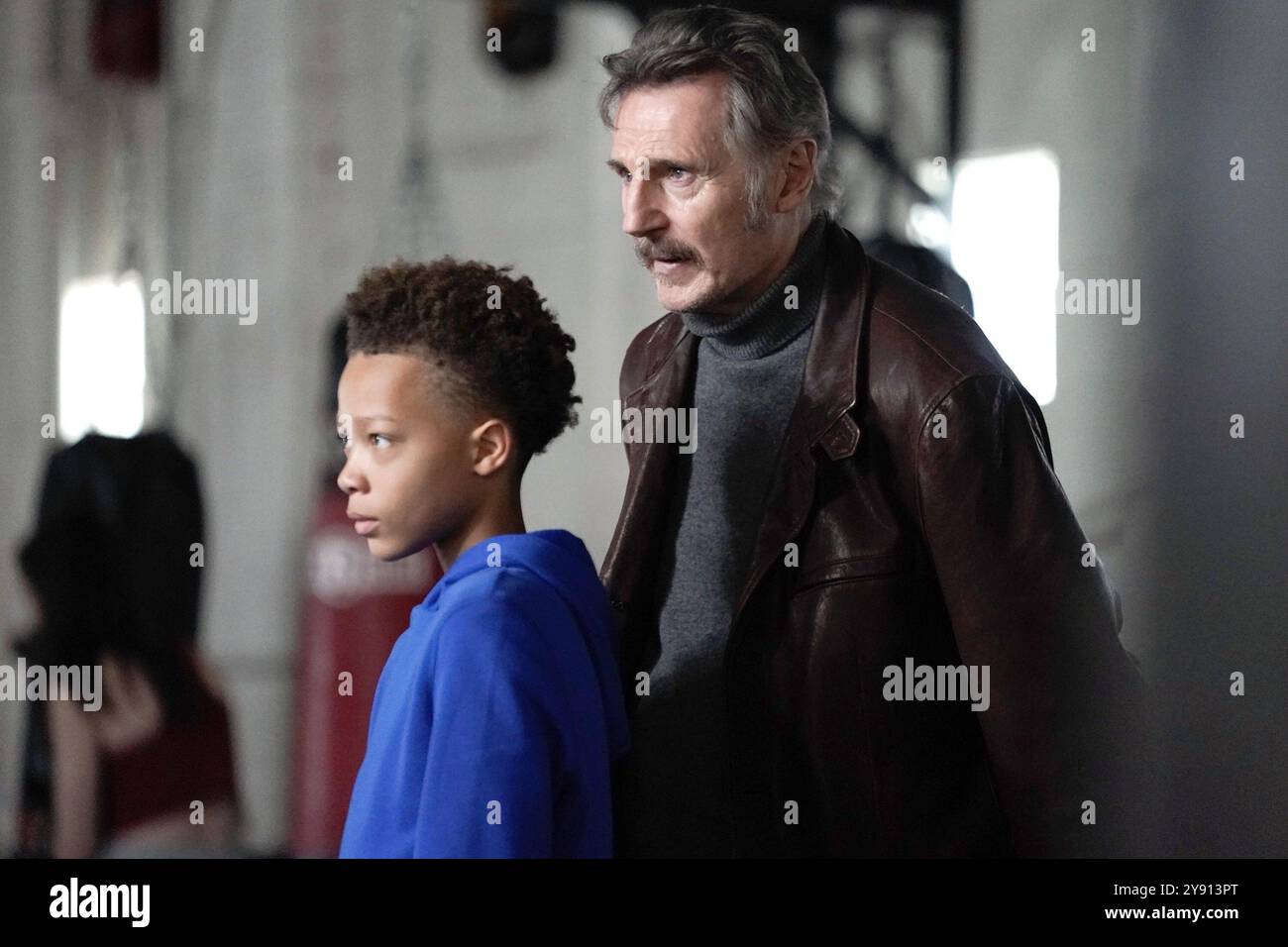 ABSOLUTION, (aka THUG), from left: Terrence Pulliam, Liam Neeson, 2024 ...