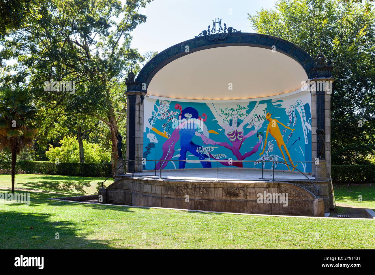 The iconic Concha Acústica (Acoustic Shell or bandstand) and its ...