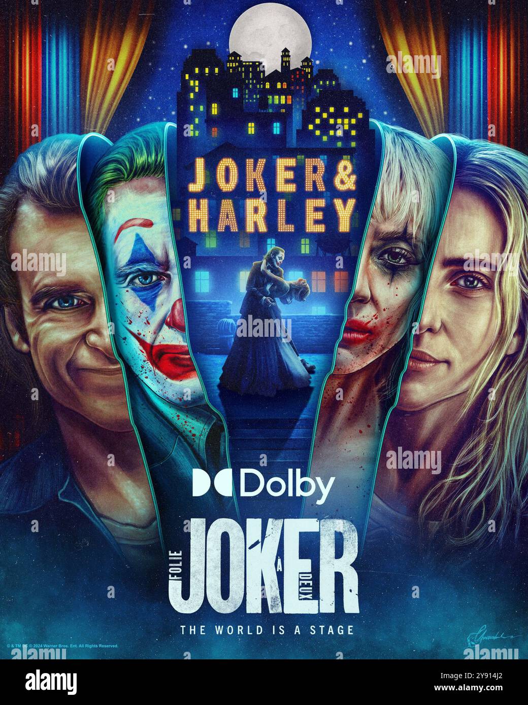JOKER: FOLIE A DEUX, (aka JOKER 2), Dolby poster, Joaquin Phoenix as ...