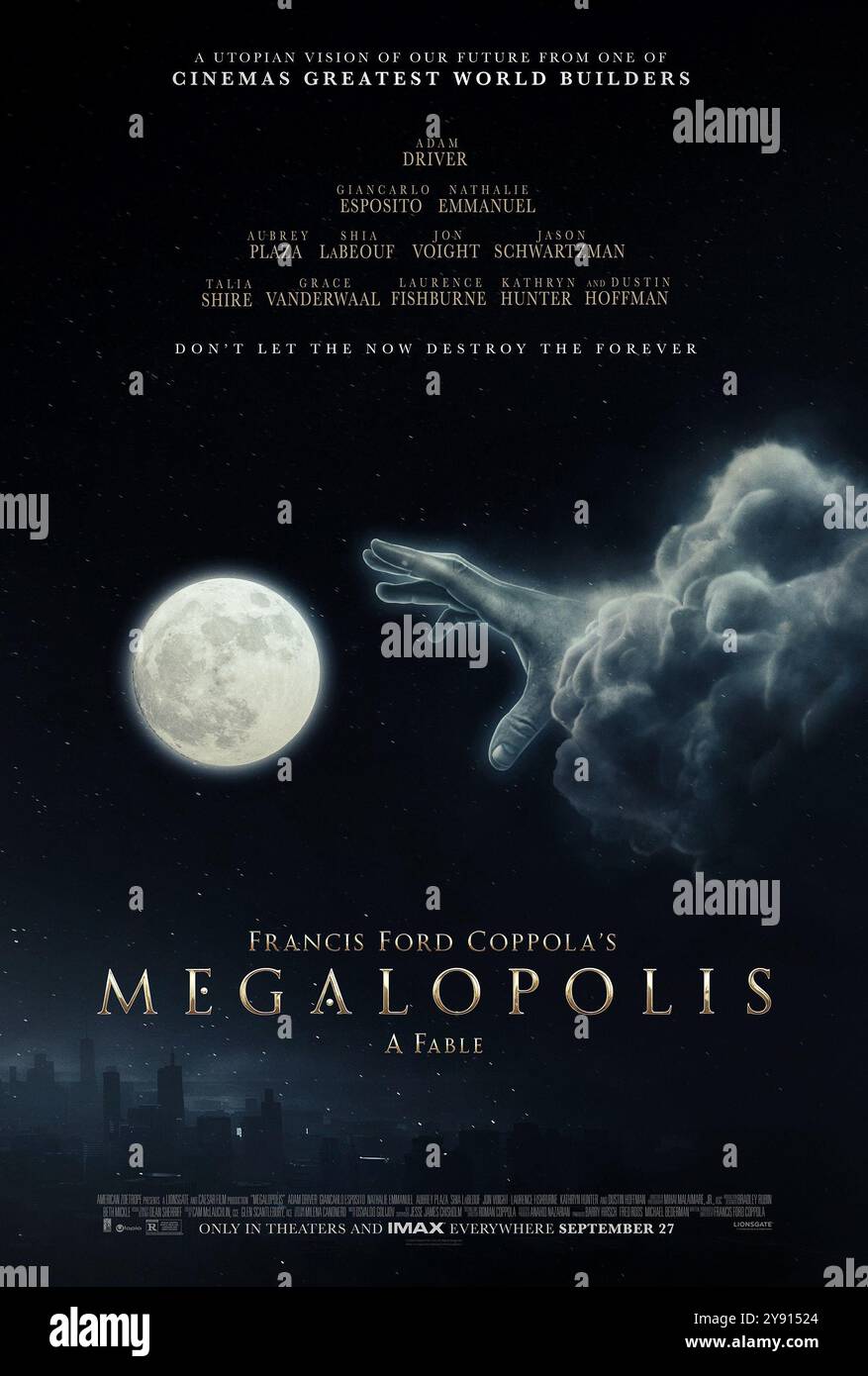 MEGALOPOLIS, US poster, 2024. © Lionsgate Films / Courtesy Everett ...