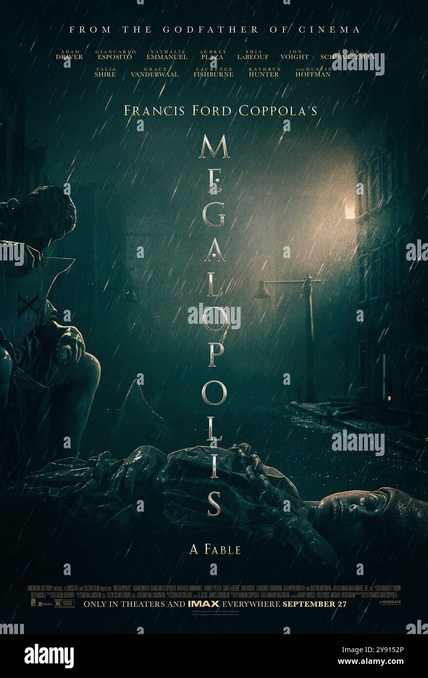 MEGALOPOLIS, US poster, 2024. © Lionsgate Films / Courtesy Everett ...