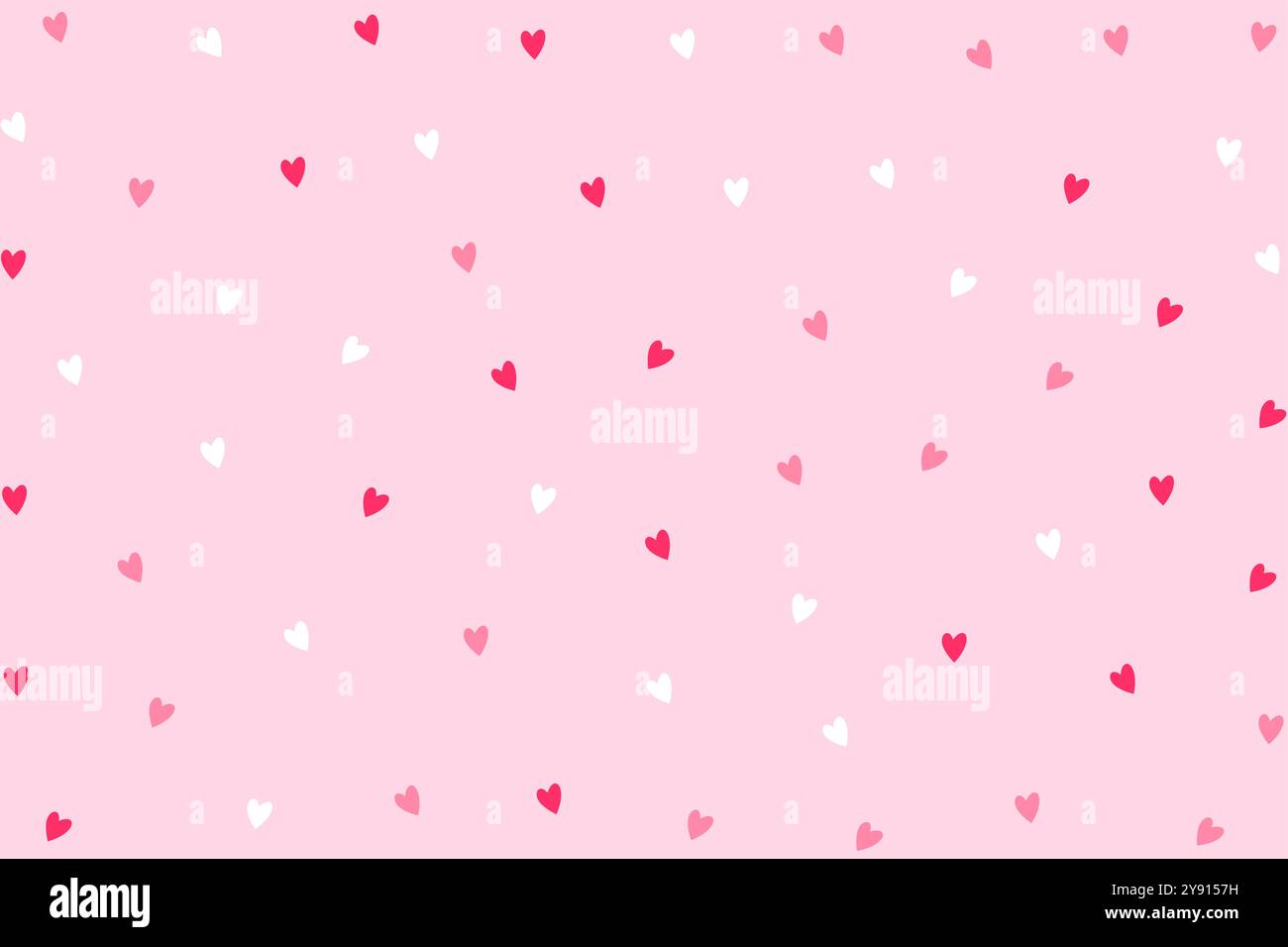 polka style cute love heart pattern for textile fabric print vector ...
