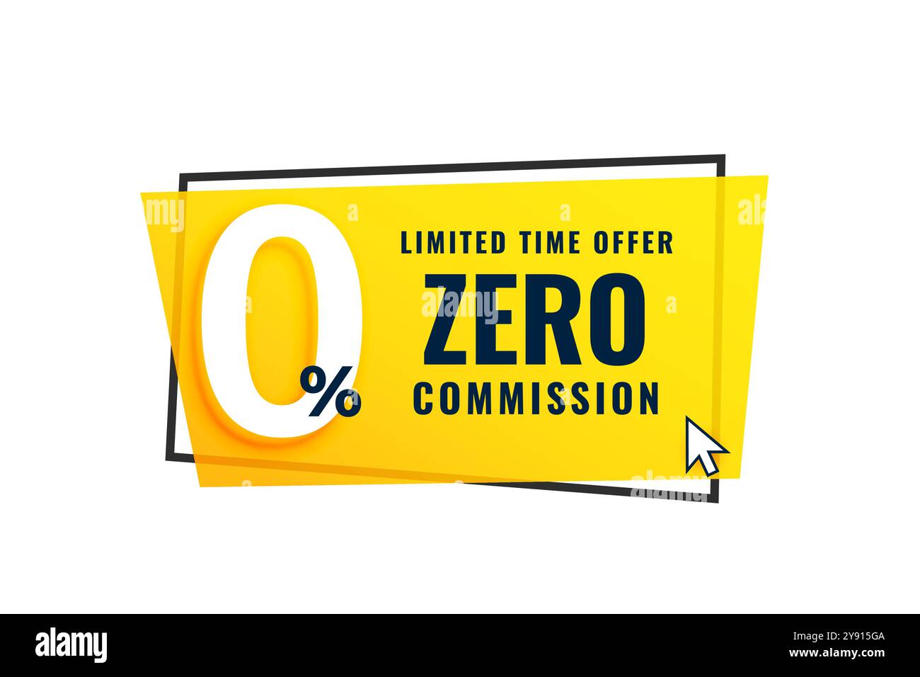 flat zero commission or interest free template for business promo ...