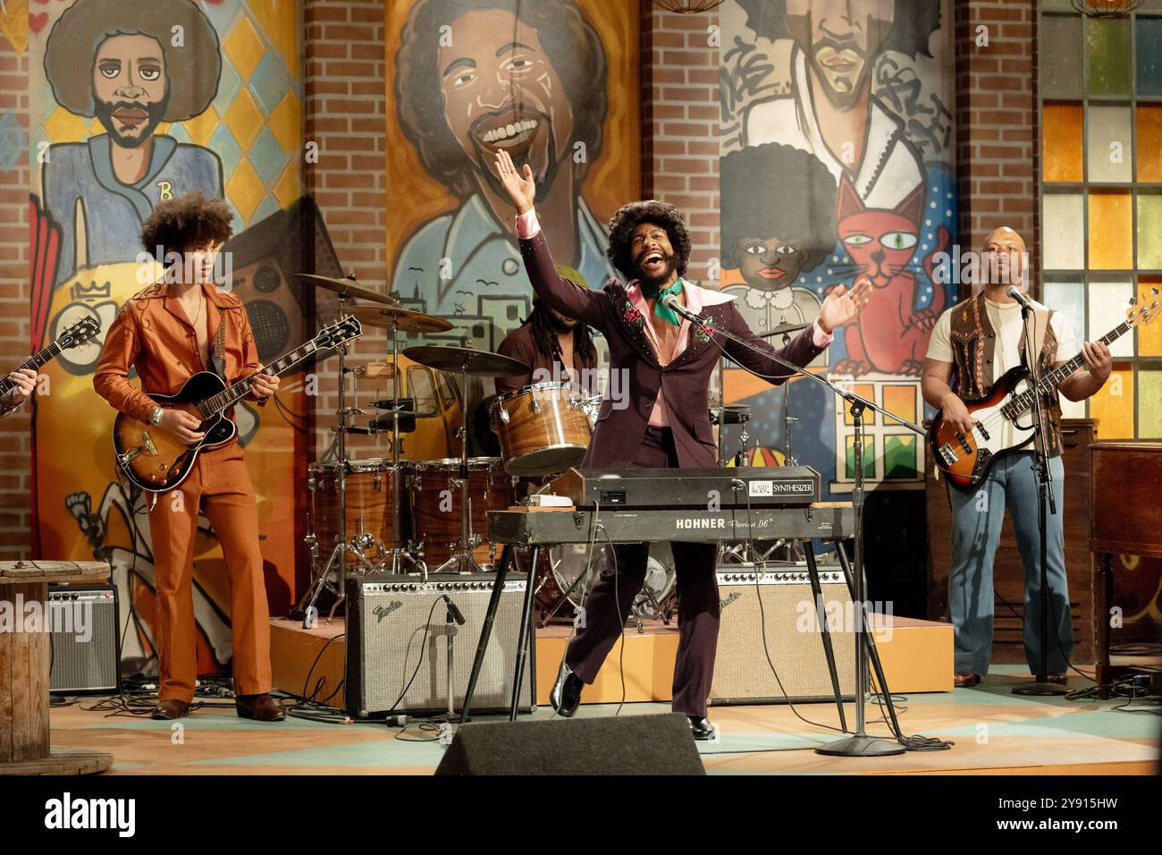 SATURDAY NIGHT, Brandon Niederauer (left), Jon Batiste, as Billy ...