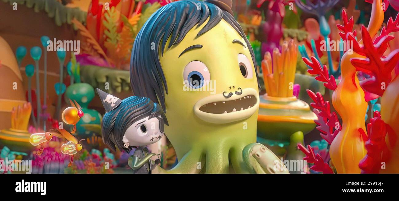 SCARYGIRL, from left: Arkie (voice: Jillian Nguyen), Blister (voice ...