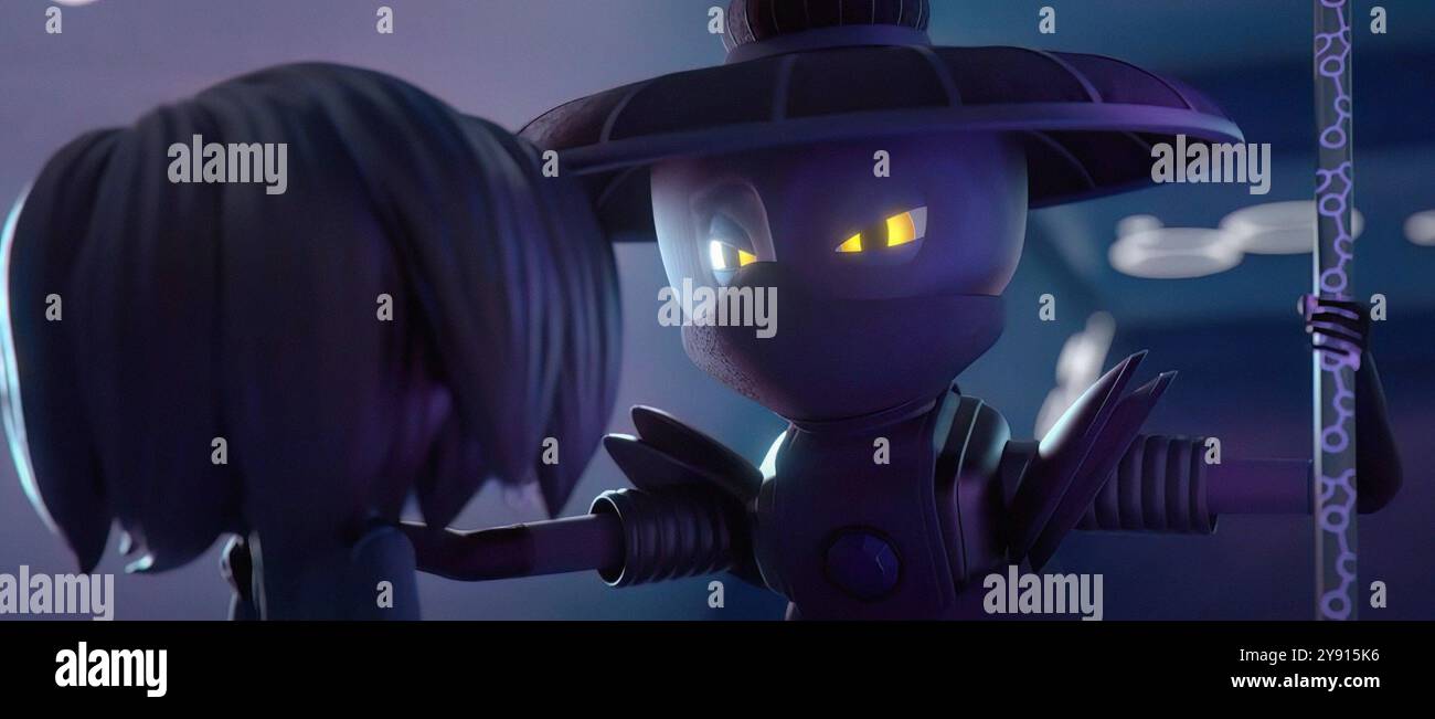 SCARYGIRL, from left: Arkie (voice: Jillian Nguyen), The Keeper (voice ...