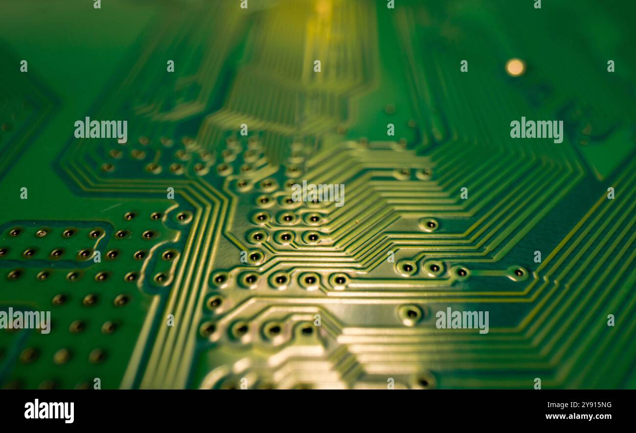 Electronic circuit board technology background. Electronic plate ...