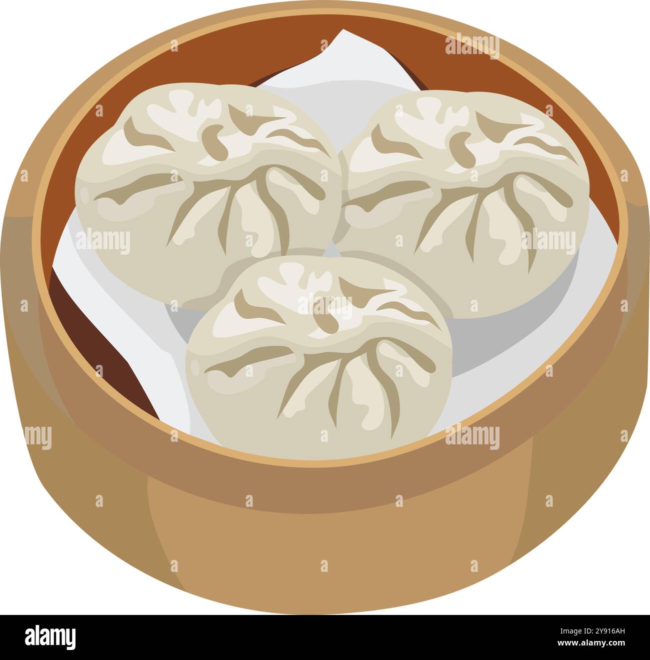 Baozi Bakpao Chinese Food Stock Vector Image & Art - Alamy