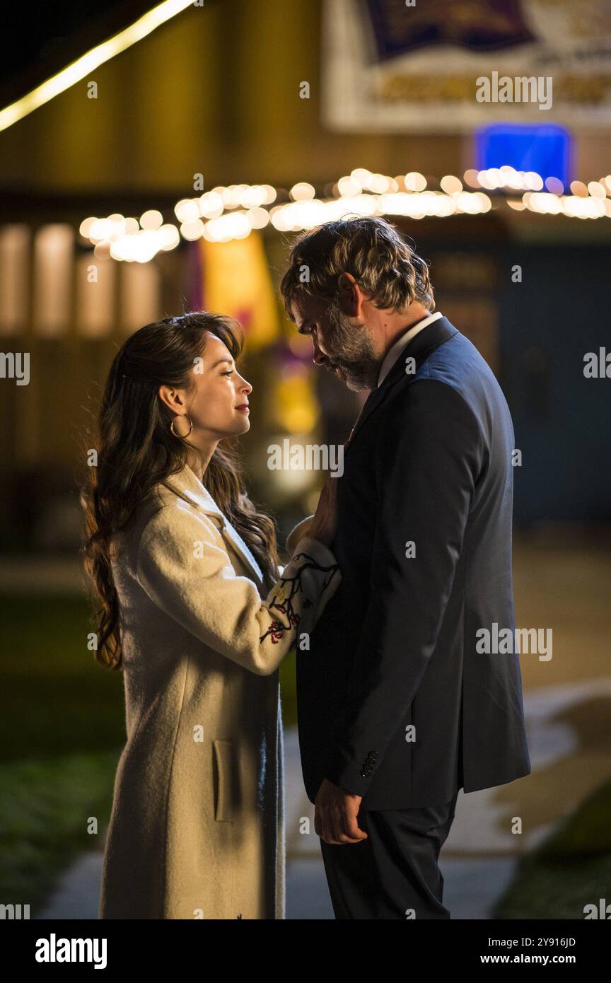 MURDER IN A SMALL TOWN, from left: Kristin Kreuk, Rossif Sutherland ...