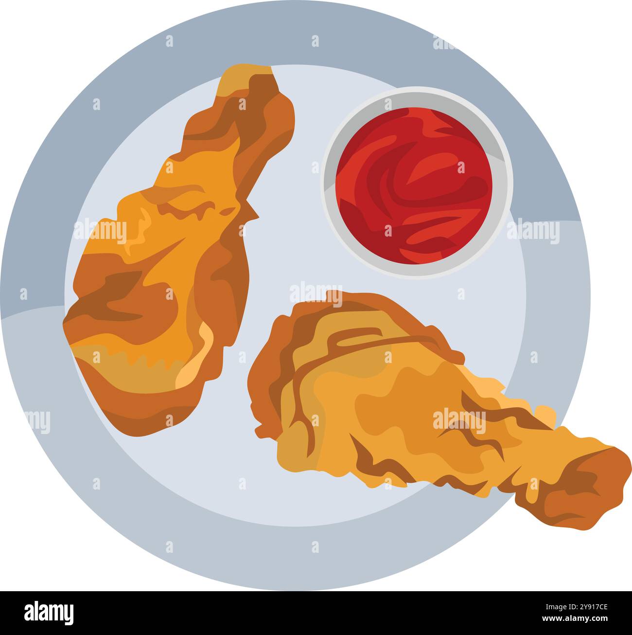 Chicken consumption Stock Vector Images - Alamy