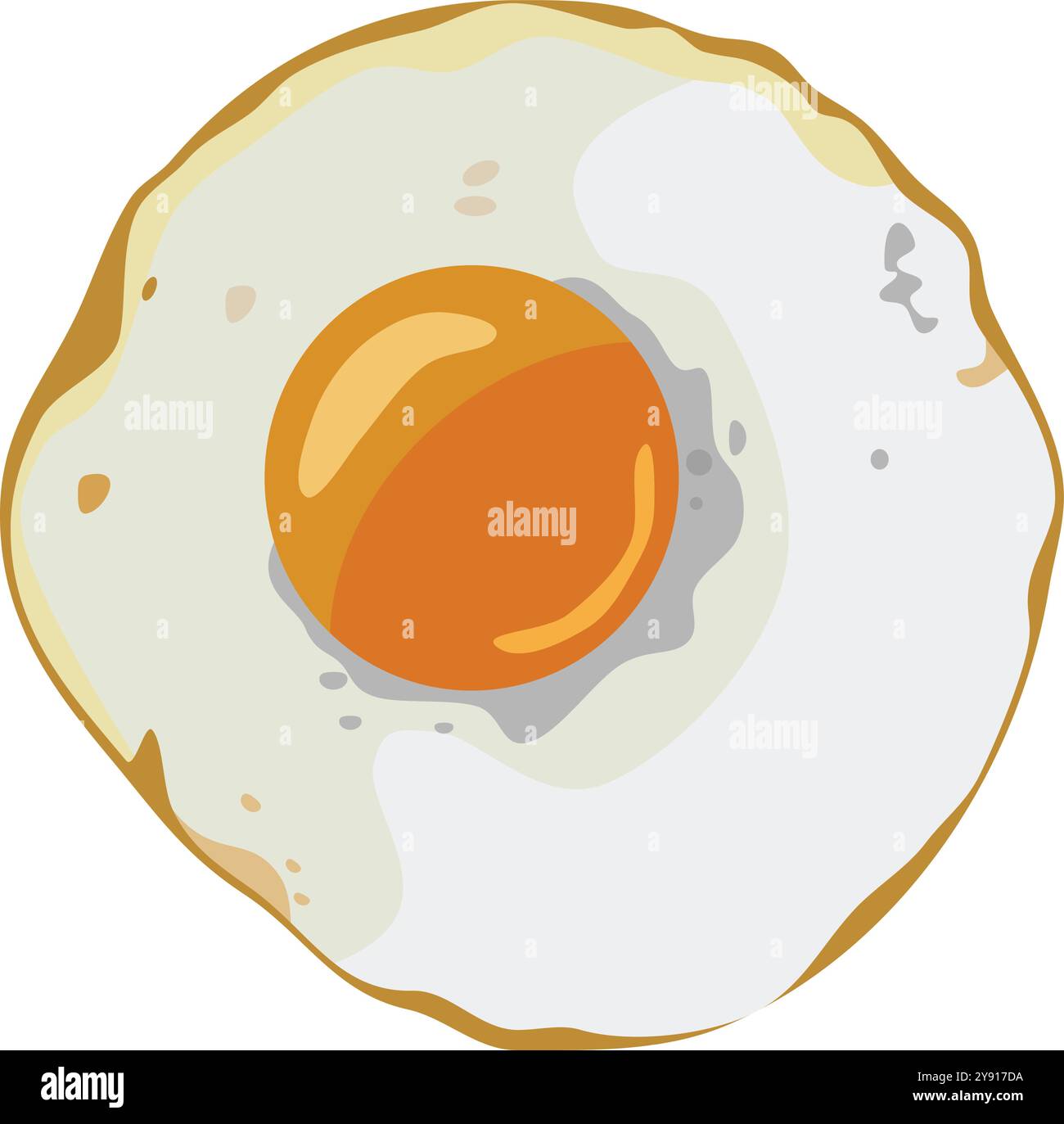 Fried egg plate Stock Vector Images - Alamy