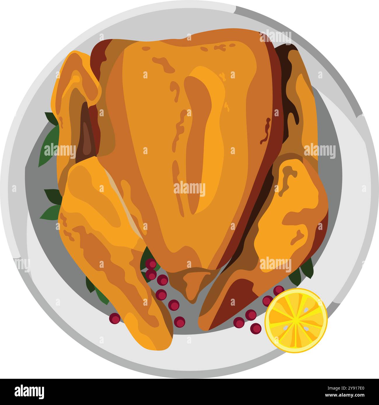 Fried Turkey Food Stock Vector Image & Art - Alamy