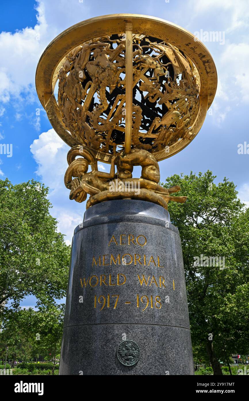 Philadelphia, PA - May 26, 2024: The Aero Memorial is dedicated to ...