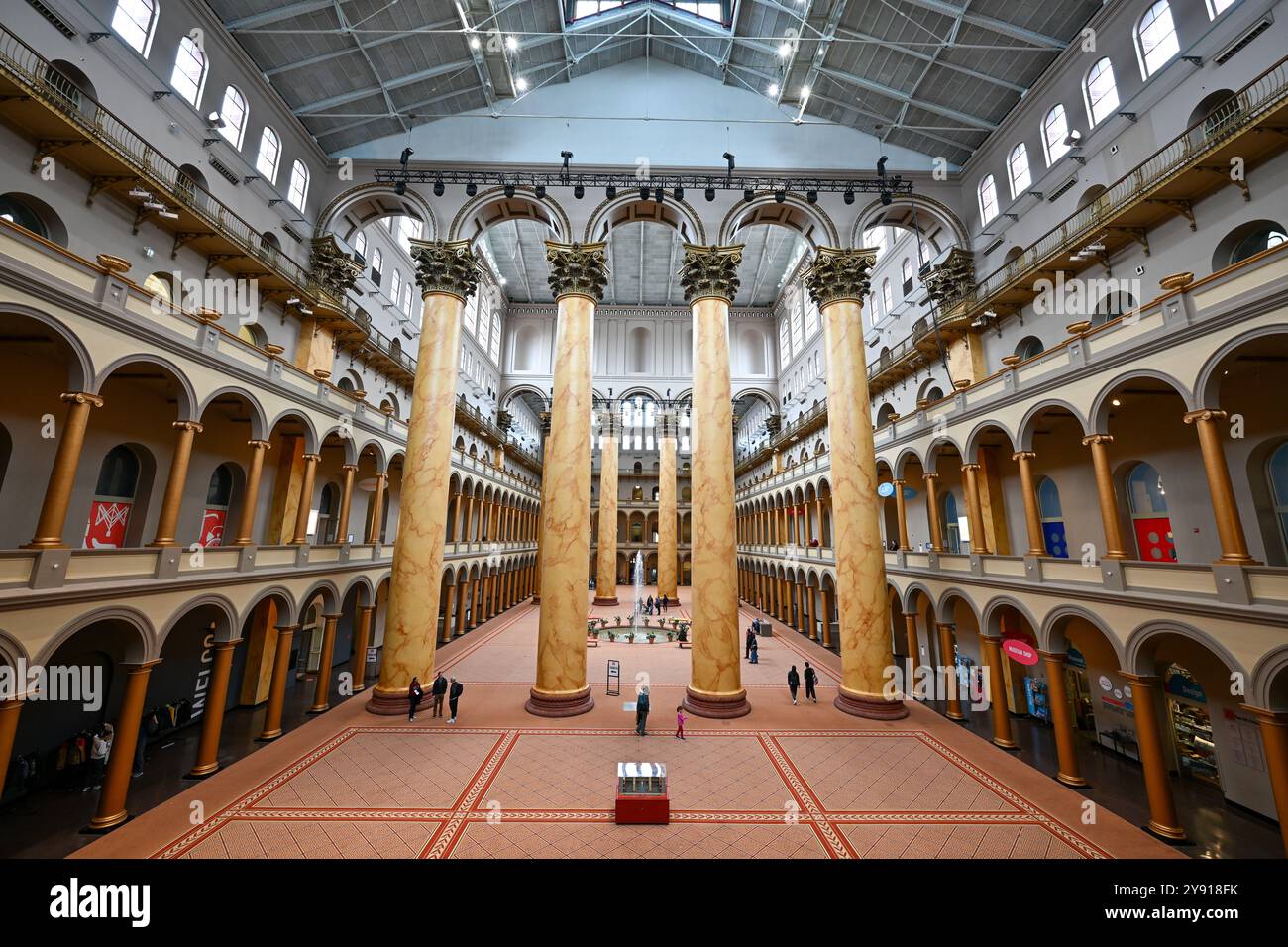Washington, DC - Mar 23, 2024: The Great Hall of the National Building ...