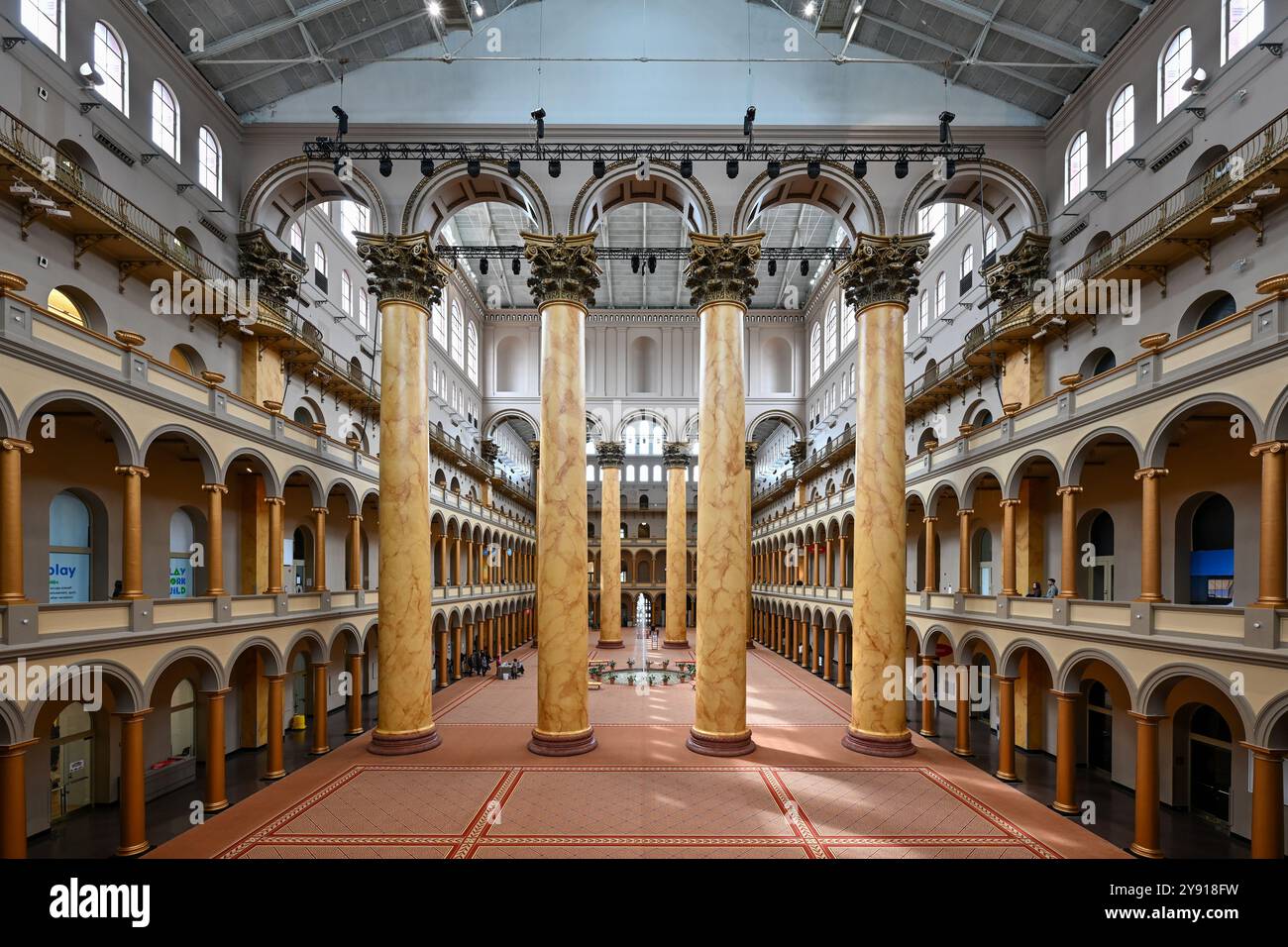 Washington, DC - Mar 23, 2024: The Great Hall of the National Building ...