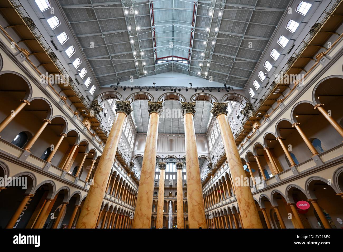 Washington, DC - Mar 23, 2024: The Great Hall of the National Building ...