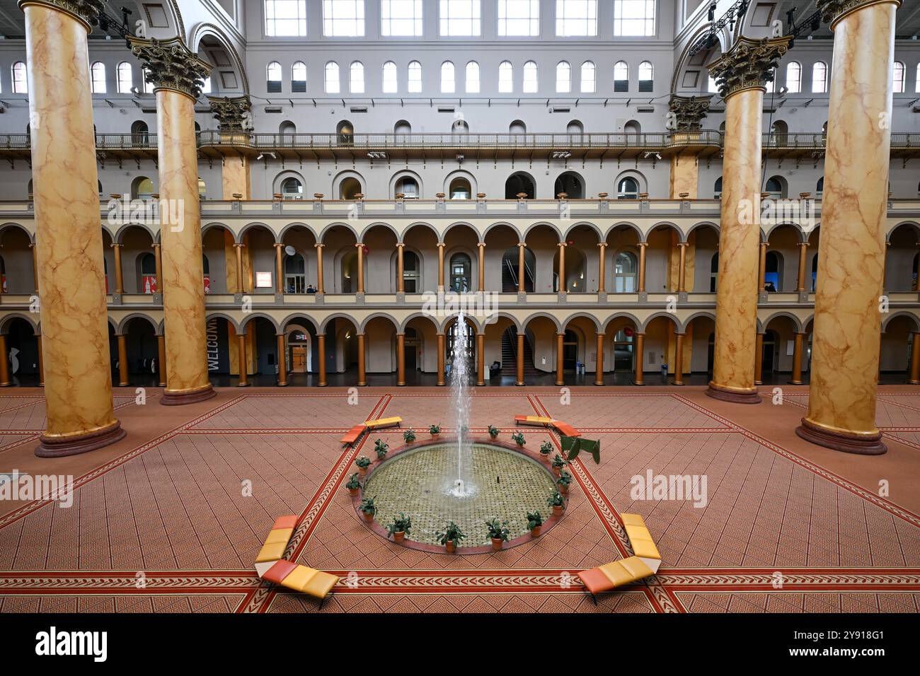 Washington, DC - Mar 23, 2024: The Great Hall of the National Building ...