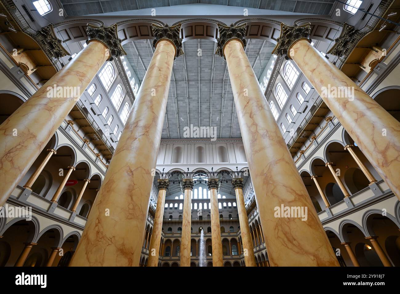 Washington, DC - Mar 23, 2024: The Great Hall of the National Building ...