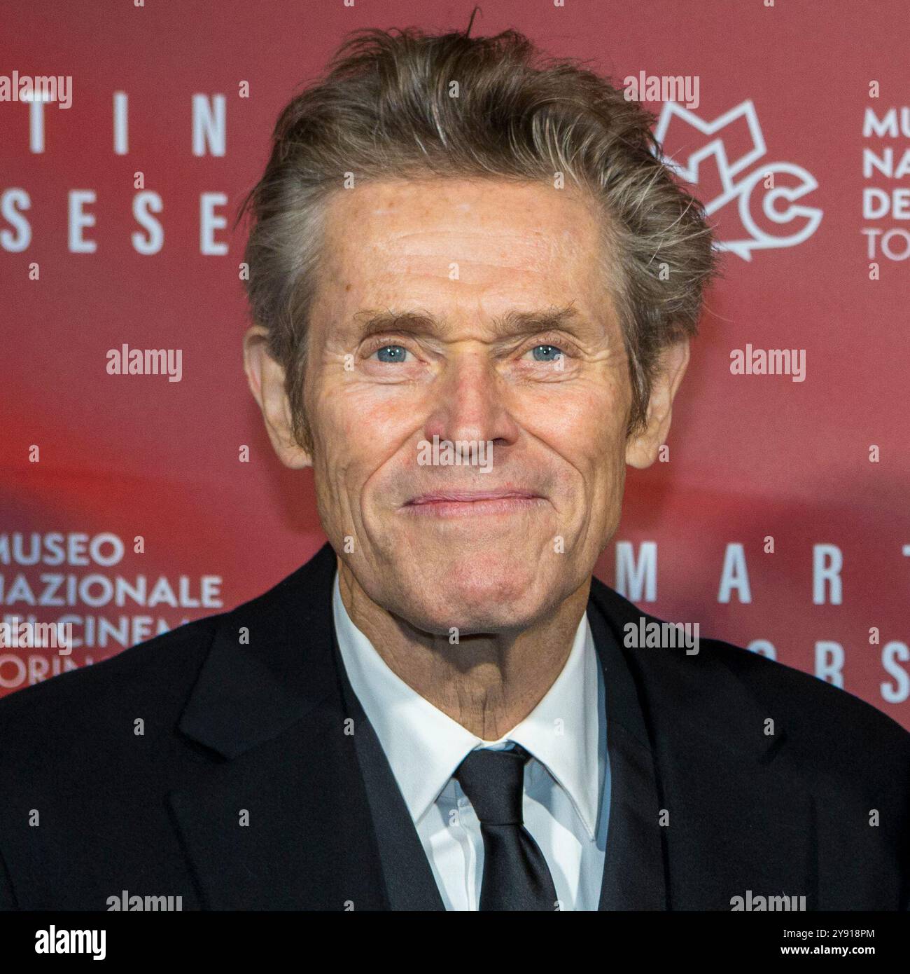 Torino, Italy. 7th October 2024. American actor Willem Dafoe on red ...