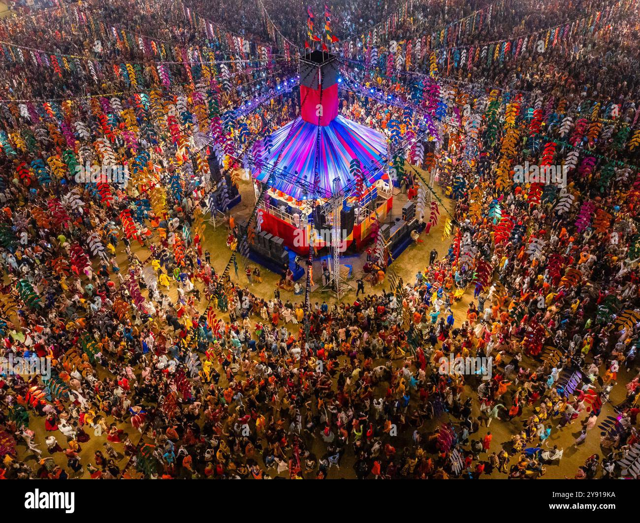 Vadodara, Gujarat, India. 8th Oct, 2024. Aerial view of United Way of ...