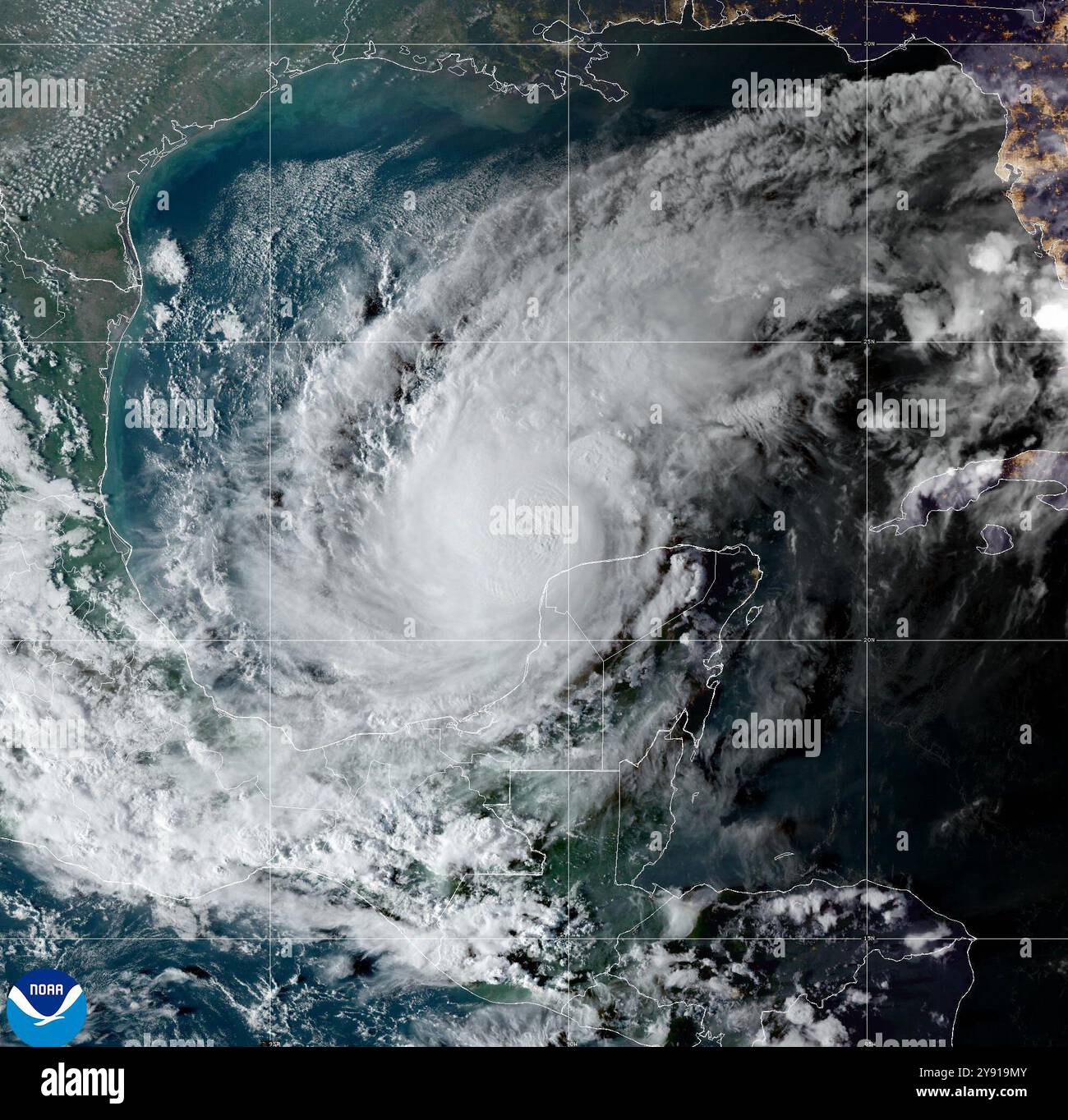 October 7, 2024 - Gulf of Mexico, USA - The National Hurricane Center ...