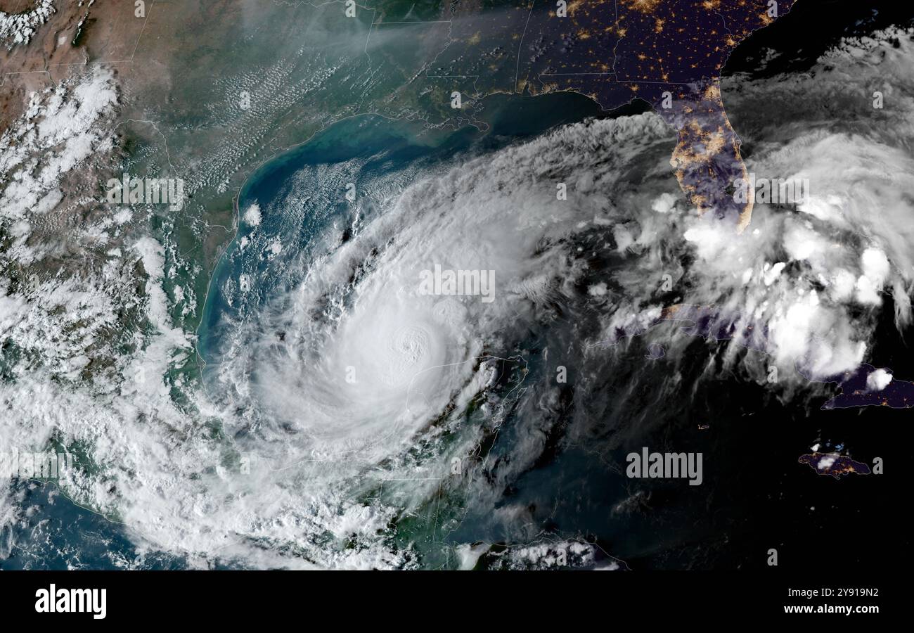 October 7, 2024 - Gulf of Mexico, USA - The National Hurricane Center ...